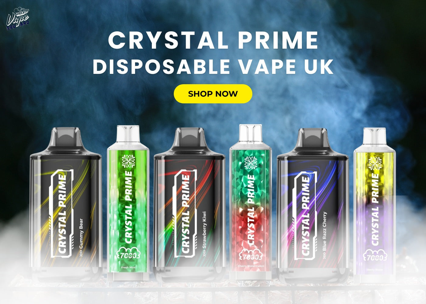 Crystal Prime Disposable Vape UK - All Flavours