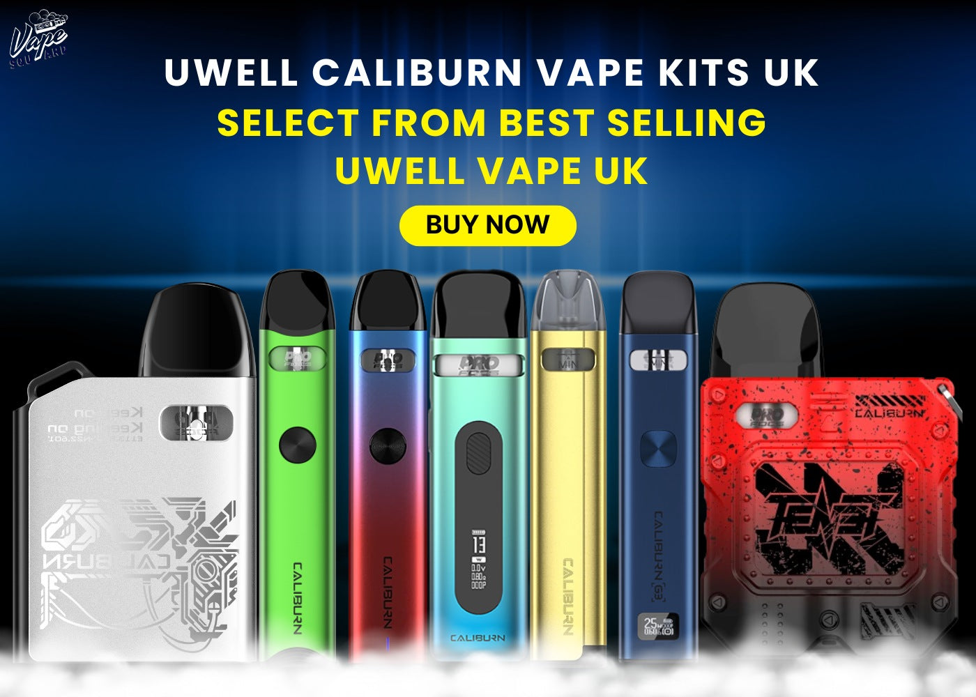 Uwell Caliburn Vape Kits UK | Buy Online Uwell Kits