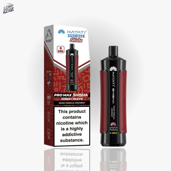 Pan Vanilla Coconut Hayati Pro Max Shisha 15000 Vape